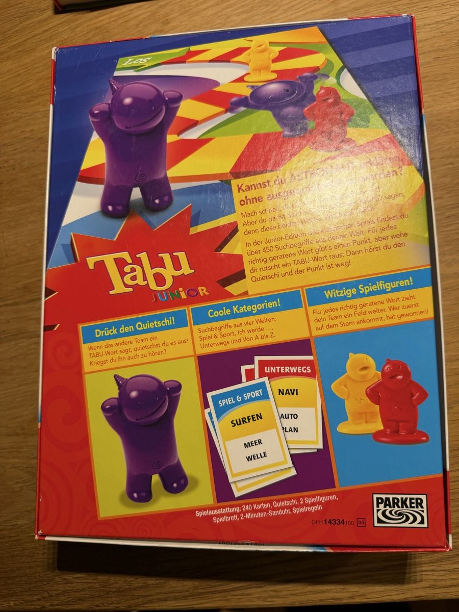 Tabu Junior - Das Partyspiel für Kinder, Komplett! (Neu (gemäss ...