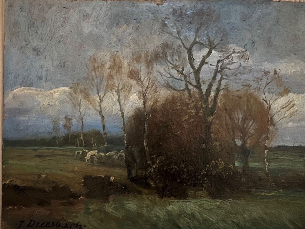 Ölgemälde, ca. 70-jährig, "J. Dreesbach"? (Gebraucht) in Obfelden für ...