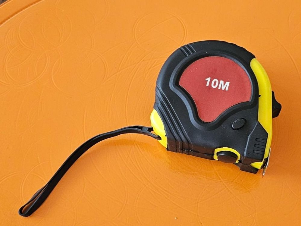 Robuster Rollmeter 10 Meter, Fabrikneu und ungebraucht (Neu (gemäss ...