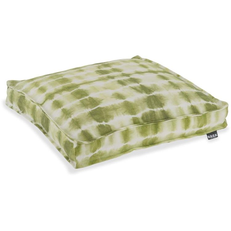 Badu Batik Midnight Outdoor Sitzkissen 40x40x5cm grün (Neu und ...