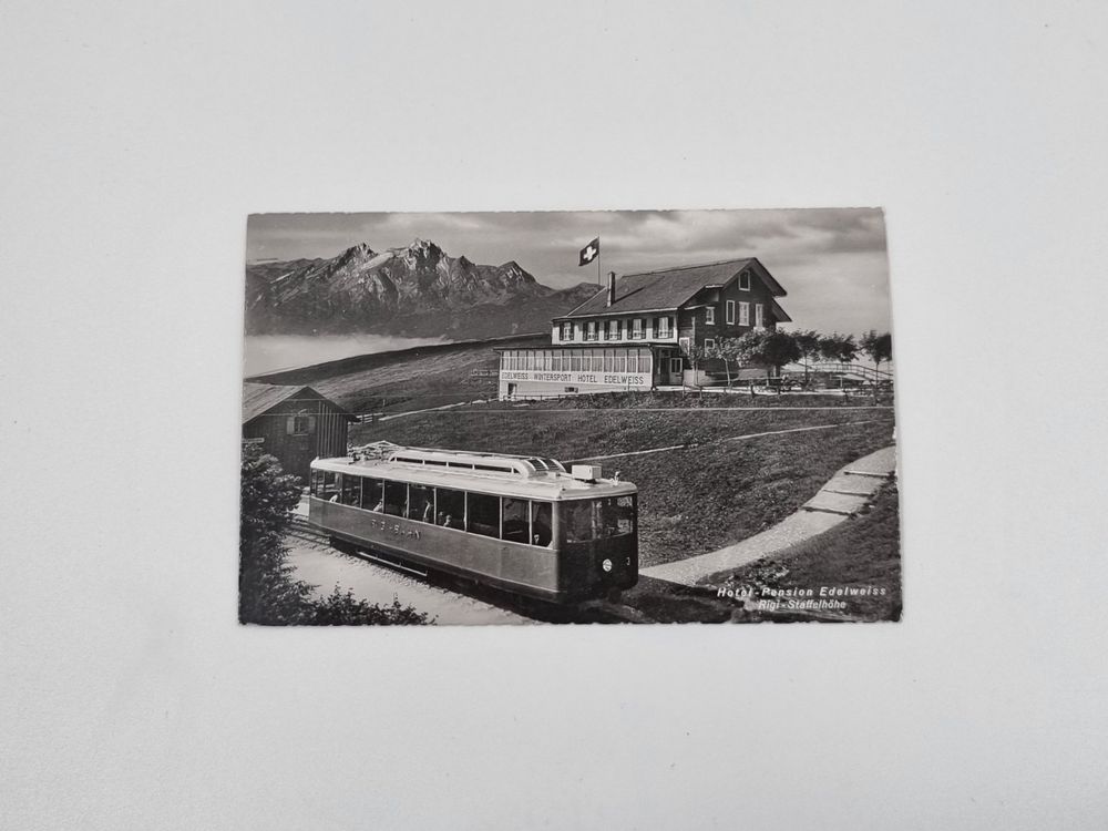 Alte Postkarte Hotel Pension Edelweiss Rigi Ungelaufen Kaufen Auf