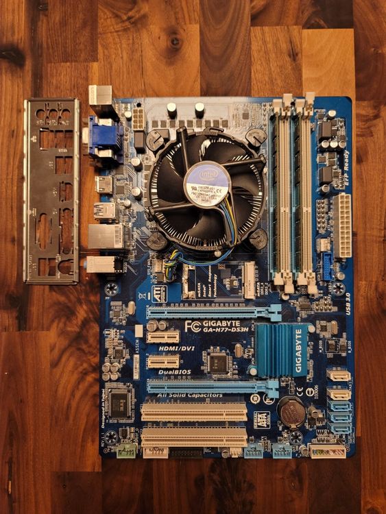Gigabyte H77 Mainboard mit Intel Core I7 3770 und 16 GB RAM (Gebraucht ...