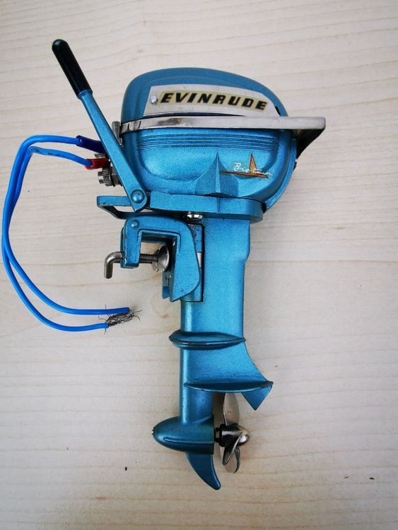 TinToy 1954 K&O Evinrude - Big Twin 25 HP Toy Outboard Motor (Gebraucht ...