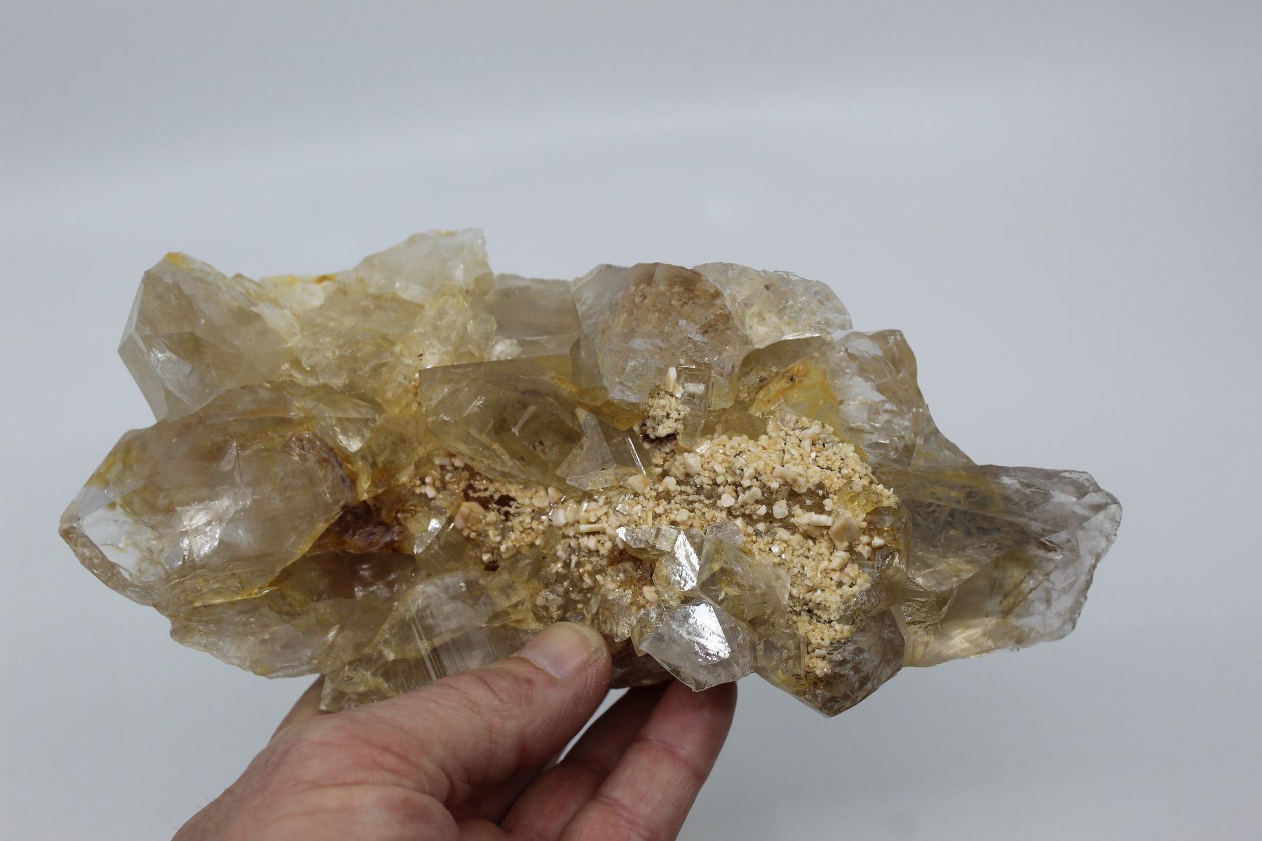 Bergkristalle mit albit - cristaux alpine S. Gotthard Sella (Usato) a ...