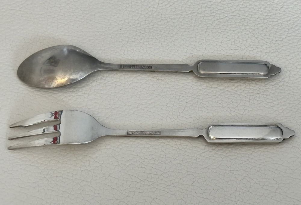 Dessert Gabel und Löffel mit Porzellan Einlage (Gebraucht) in Arni AG ...