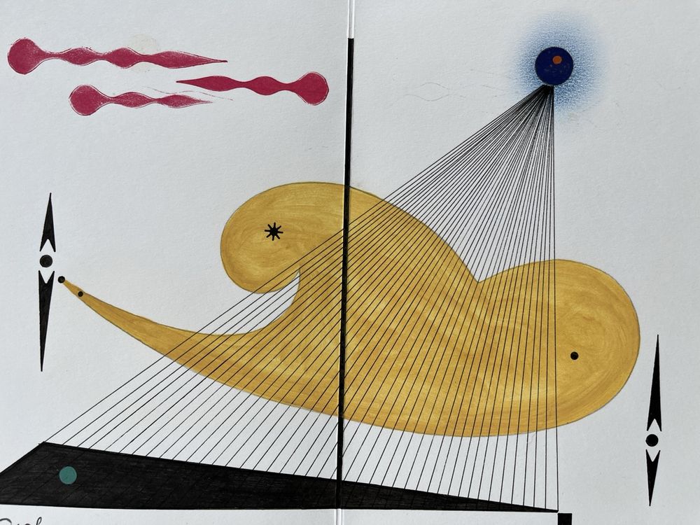 Gouache / Mischtechnik von Walter Grab (Gebraucht) in Gelterfingen für ...