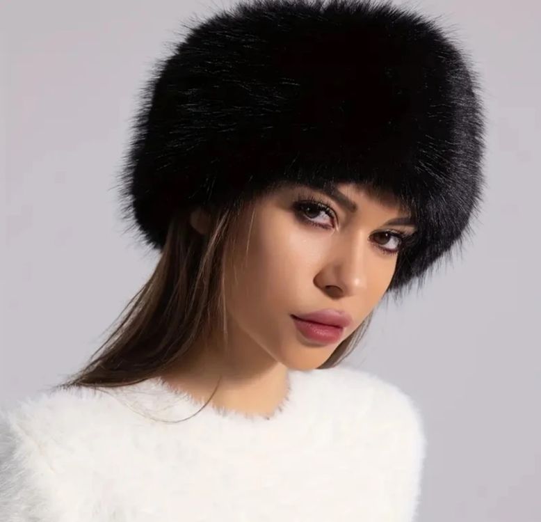 Wintermütze Faux fur / russian hat grau | Kaufen auf Ricardo