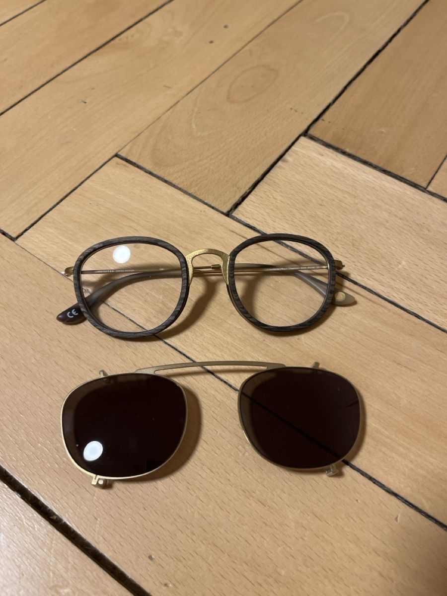 Einstoffen Sonnenbrille Clip-On im Retro Look - Top Zustand! (Gebraucht ...