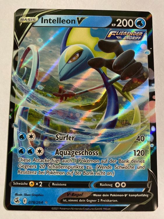 Pokemonkarte Intelleon V (Neu (gemäss Beschreibung)) in Neuhausen für ...