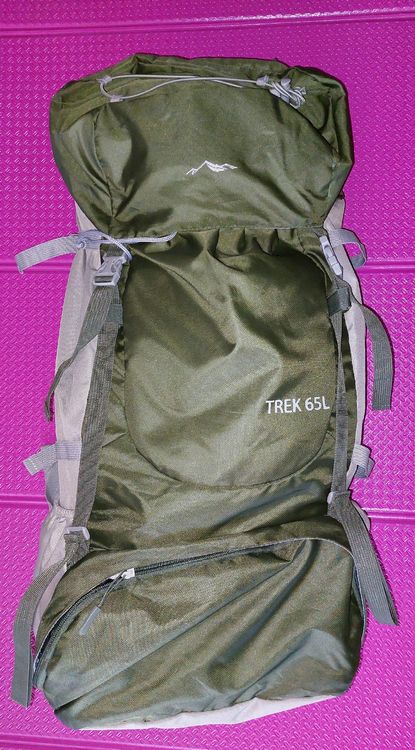 Trekkingrucksack 65L grün Wanderrucksack | Kaufen auf Ricardo