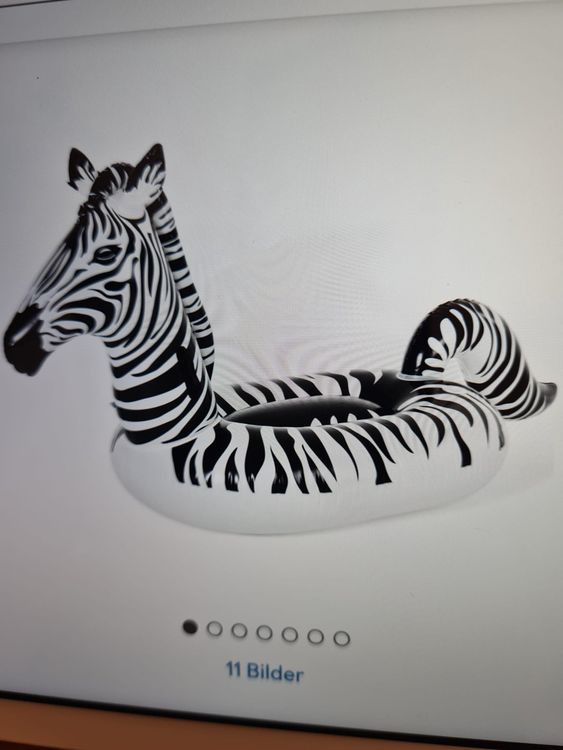 LED Zebra zum aufblasen NEU ohne Verpackung (Neu (gemäss Beschreibung ...