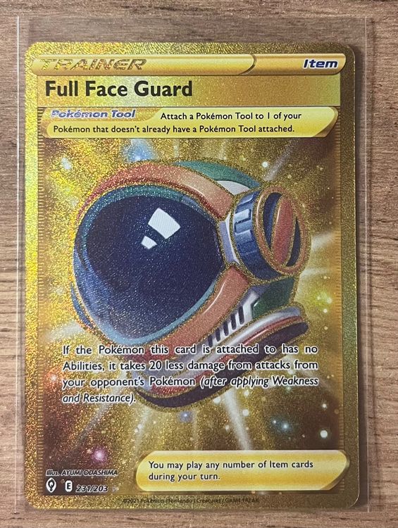 Full Face Guard GOLD RARE 231/203 Pokemon Evolving Skies (Gebraucht) in ...