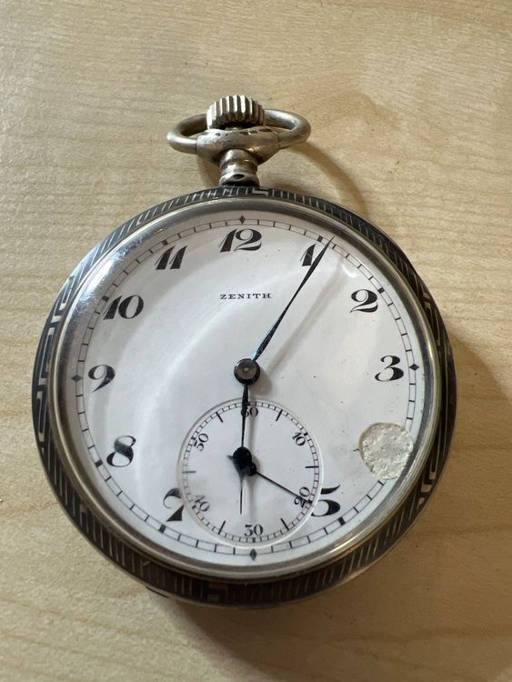 Zenith Taschenuhr echt Silber 49 mm (Defekt) in Pfeffingen für CHF 80 – mit Lieferung auf ...