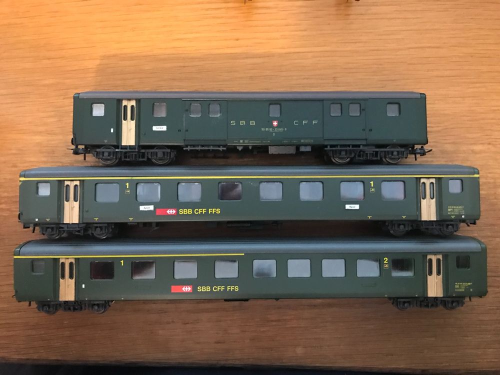 3x Roco SBB EW II 1. Kl. 1./2. Kl. Gepäckwagen (Gebraucht) in Luzern für CHF 30 – mit Lieferung ...