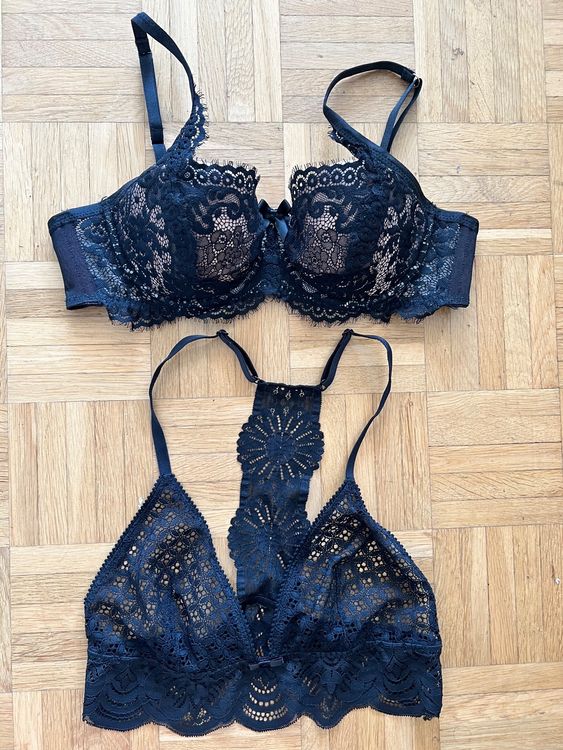 Hunkemöller & Etam BH / Bralette Set / Größe 80B / M | Kaufen auf Ricardo