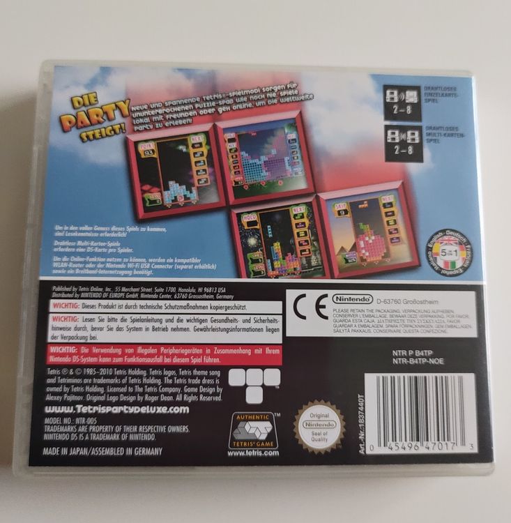 TETRIS PARTY DELUX Nintendo DS | Kaufen auf Ricardo