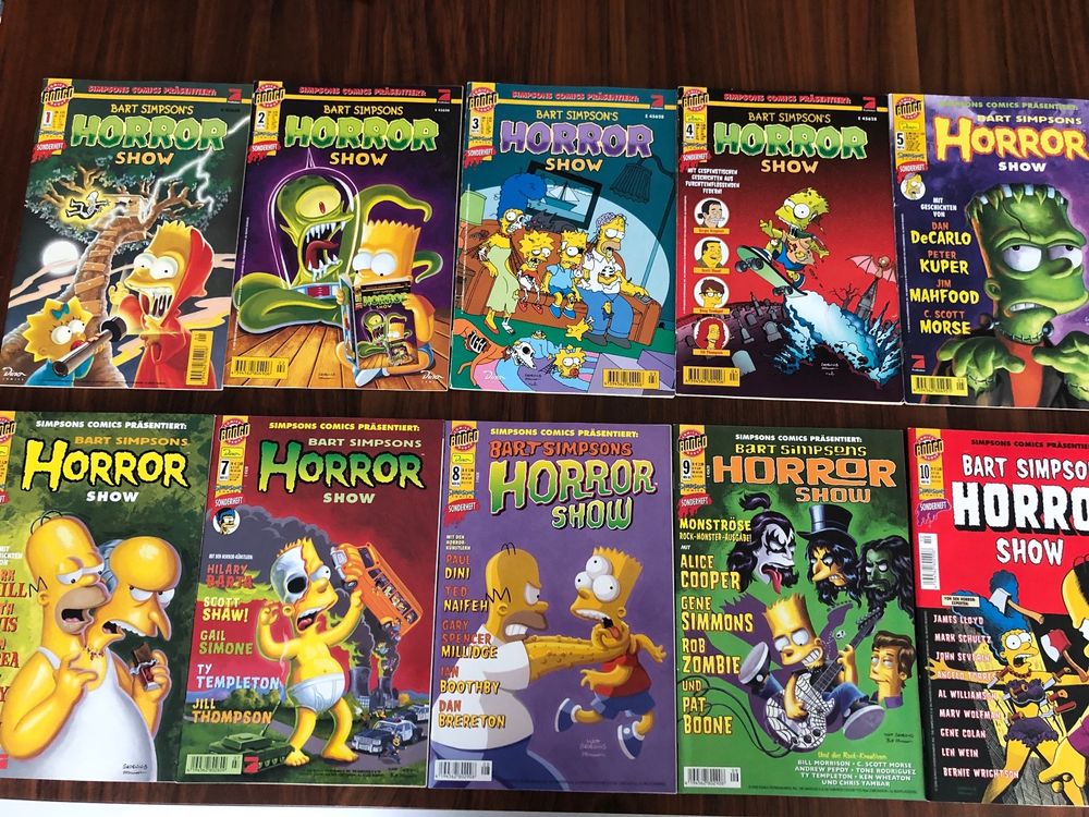 Comics Sammlung Bart Simpson's Horror Show (Gebraucht) in Wettingen für ...