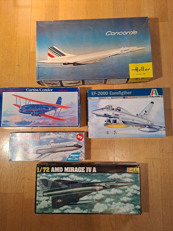 div. Bausätze Flugzeuge: Concorde, Mirage, Eurofighter,.. (Neu (gemäss ...