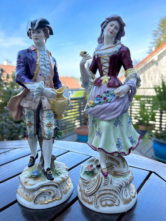 Porzellan Barock Paar | Kaufen auf Ricardo