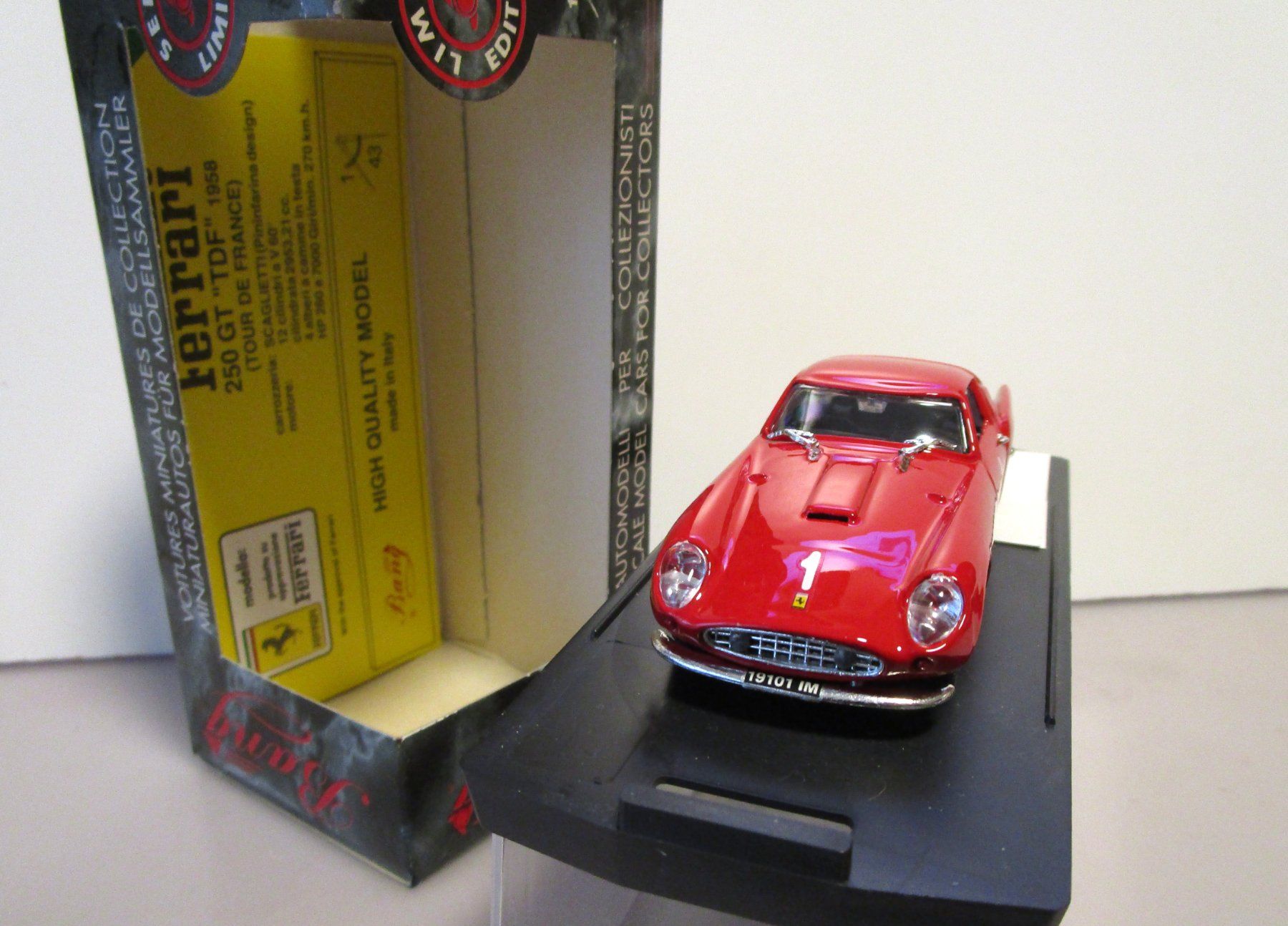 BANG FERRARI 250 TDF N°1MILLE MIGLIA 1958 - 1014 LIMITED É. (Neu und ...