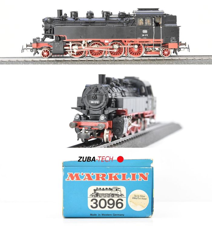 Märklin 3161 Dampflok BR 63 DB H0 WS Analog mit OVP (Gebraucht) in St ...