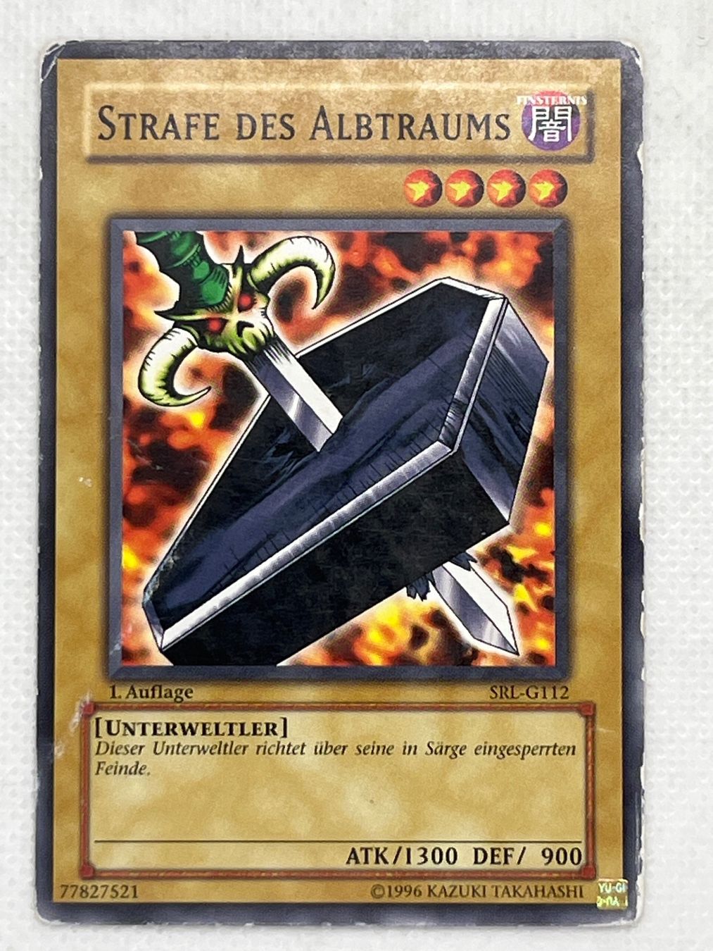 Yu-Gi-Oh! Karte - Strafe des Albtraums - Selten! Top! (Gebraucht) in ...