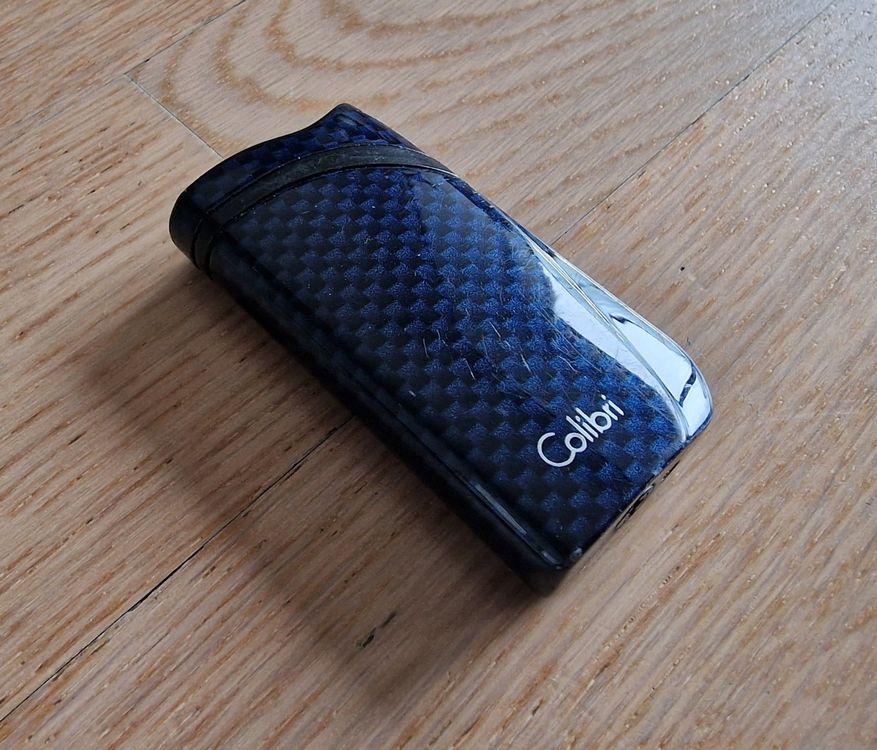 COLIBRI FALCON SINGLE ANGLED JET FLAME - Carbon Blau (Gebraucht) in ...
