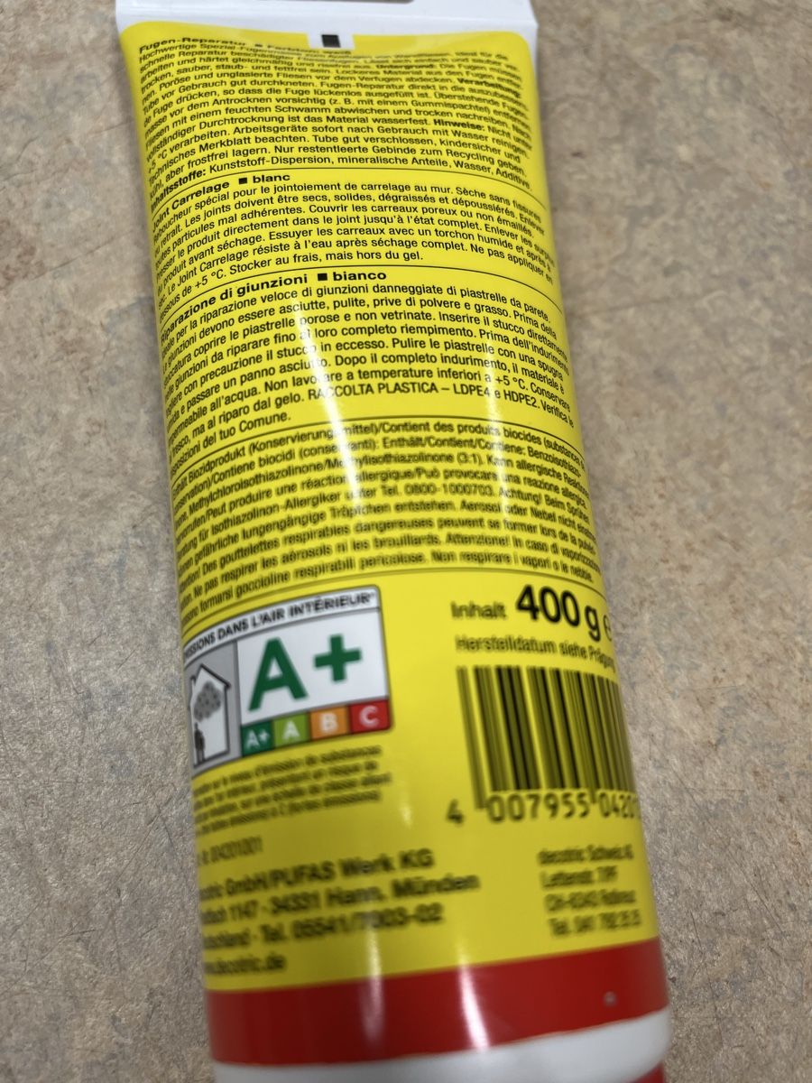 Decotric Fugen-Reparatur (Neu und originalverpackt) in Windlach für CHF 5.5 – mit Lieferung auf ...