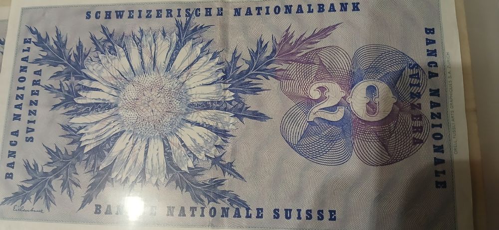 20 Franken Note, Serie 79B (Gebraucht) in Maloja für CHF 40 – mit ...