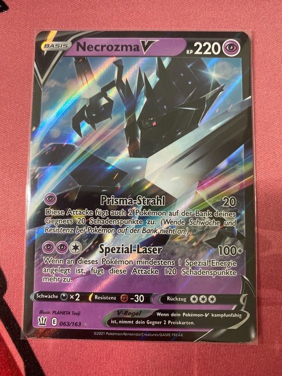 Pokemonkarte Necrozma V (Neu (gemäss Beschreibung)) in Stadel für CHF 1 ...