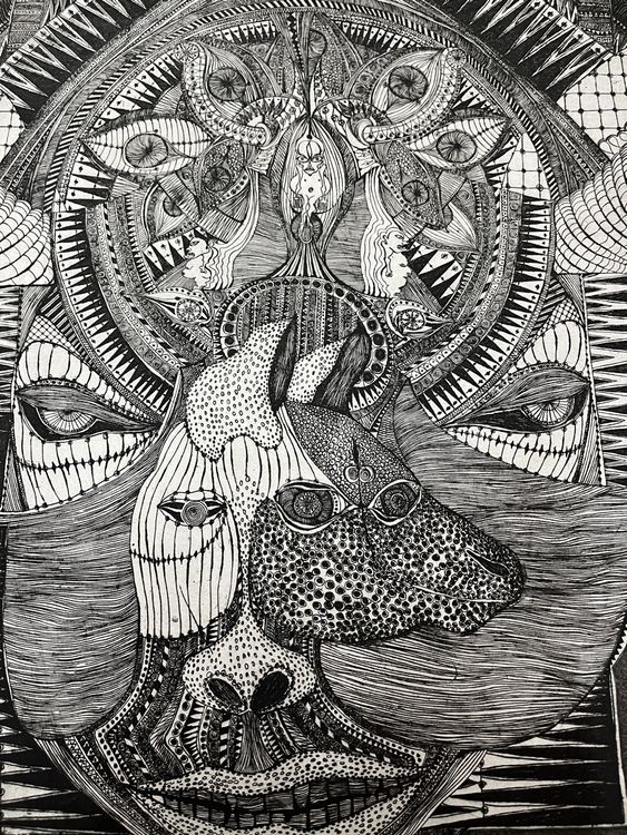 aus Grafiksammlung Radierung von Jörg Shimon Schuldhess 1970 (Gebraucht) in Gelterfingen für CHF ...