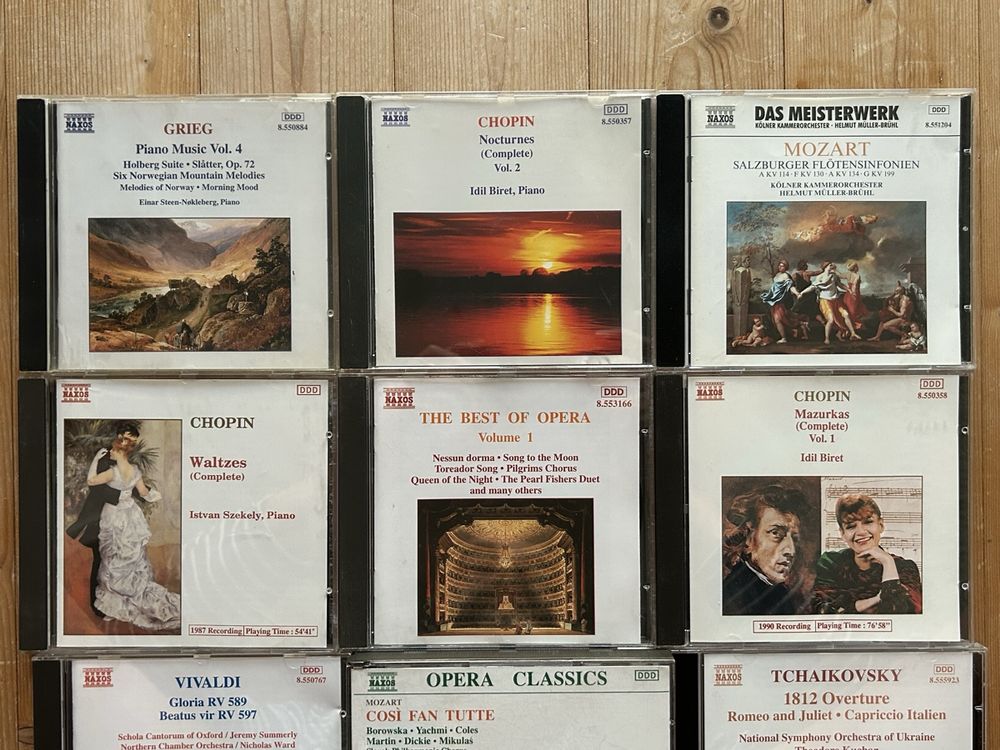 Konvolut mit 11 Klassik-CDs des Labels Naxos (Gebraucht) in Himmelried ...