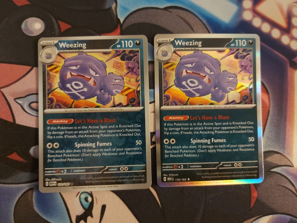 Weezing Reverse/Holo #110 MEW EN (Gebraucht) in Biasca für CHF 2 – mit ...