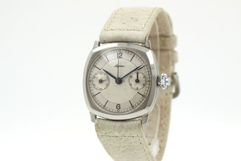 ALPINA Monopusher Valjoux 13 Chronograph Ultra Rare *5274 (Gebraucht ...