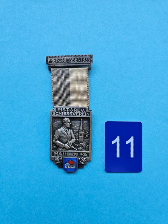 HAUSEN A. ALBIS SCHIESSEN KRANZABZEICHEN MEDAILLE MÜNZEN (Gebraucht) in Ermatingen für CHF 4 ...
