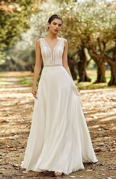 NEU Alma Novia Oda Gr. 34 Hochzeitskleid über 75% Rabatt (Neu und originalverpackt) in Embrach ...