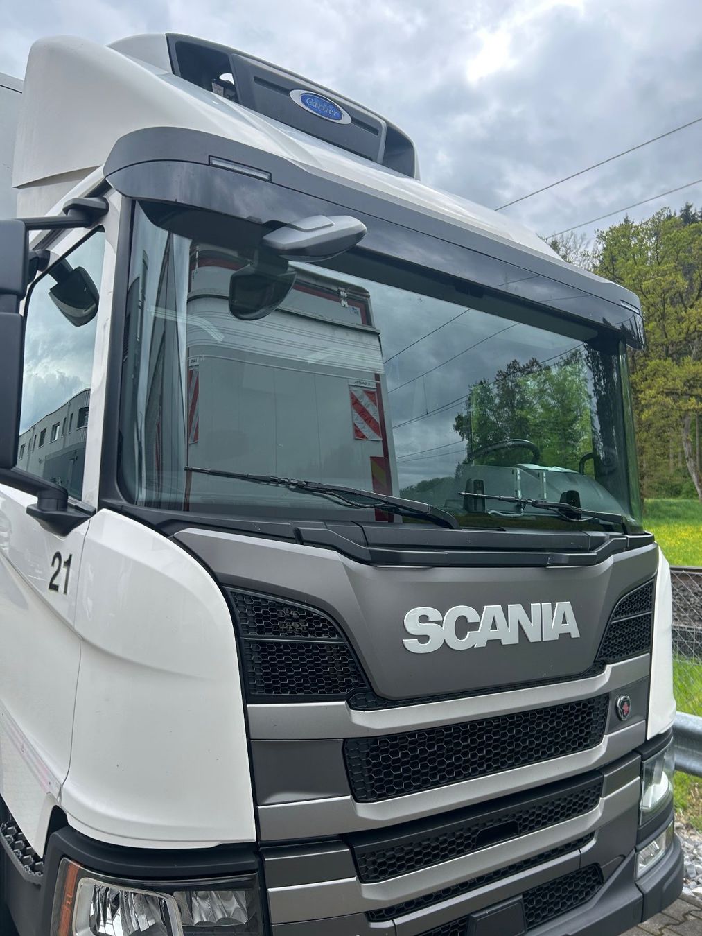 Scania P280 Kastenaufbau/Seitentüren und Carrier Kühler (Gebraucht) in Sins für CHF 40000 – nur ...