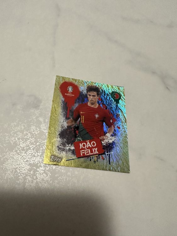 EURO 2024 STICKER JOAO FELIX GOLD | Kaufen auf Ricardo
