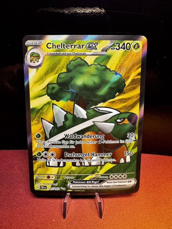 Pokémon Chelterrar EX Full Art Holo (Deutsch) (Neu (gemäss Beschreibung ...