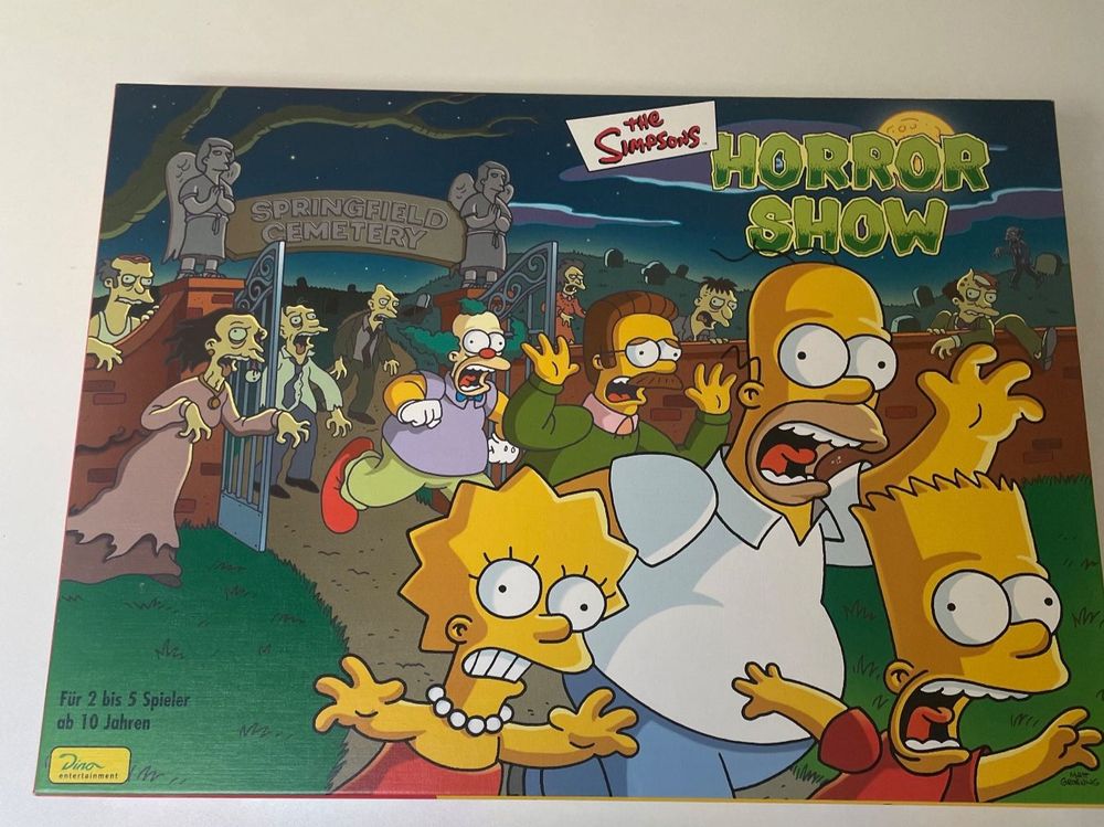 Simpsons Horror Show Spiel, Vollstaendig, Top Zustand! (Gebraucht) in ...