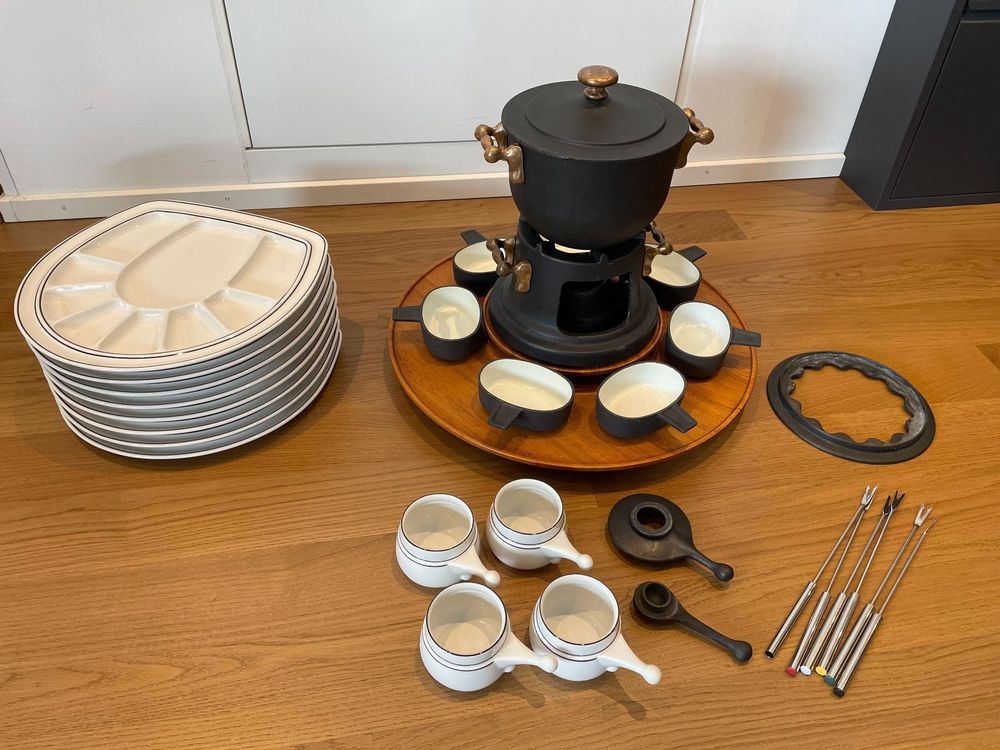 GOEBEL LE ROTISSEUR Fondue Set Oeslauer Manufaktur (Gebraucht) in ...