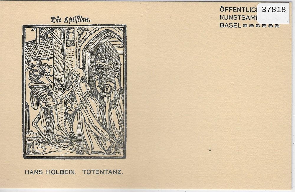 Basel - Hans Holbein - Totentanz - Die Aptissinn | Kaufen auf Ricardo