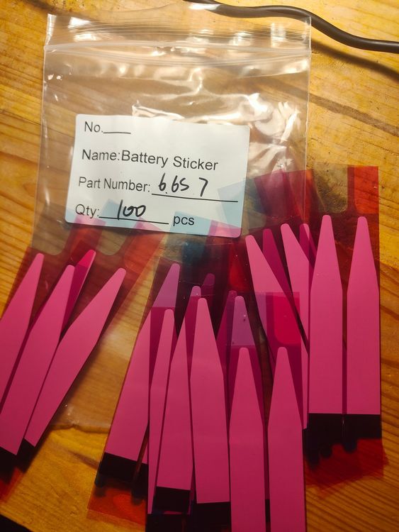 Adhésif/sticker batterie/akku Iphone 5/5S/5C/SE/6/6S/7/8 | Kaufen auf ...