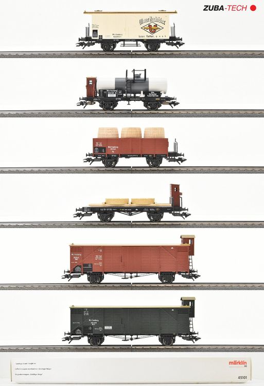 Märklin 45101 6tlg. Wagen-Set "Gleisiger Steige" H0 WS OVP (Neu (gemäss ...