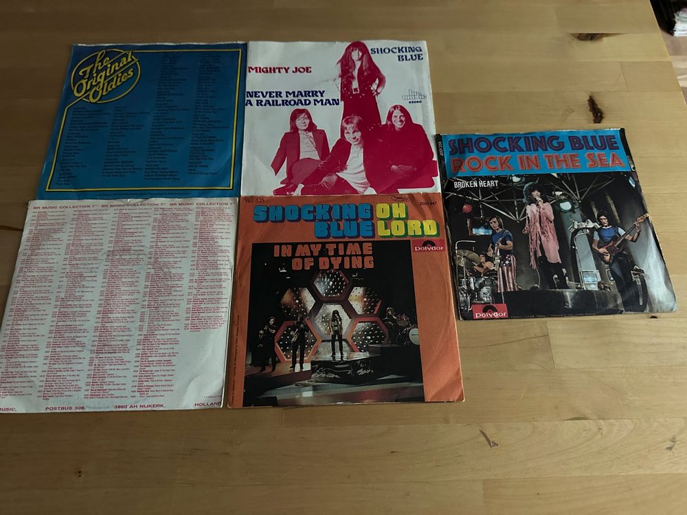 SHOCKING BLUE tolle Single Sammlung Venus 7" Mariska Veres (Gebraucht ...