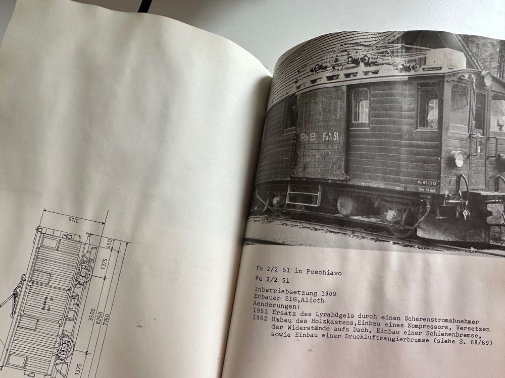 Die elektrischen Lokomotiven und Triebwagen Rhätischen Bahn | Kaufen auf Ricardo