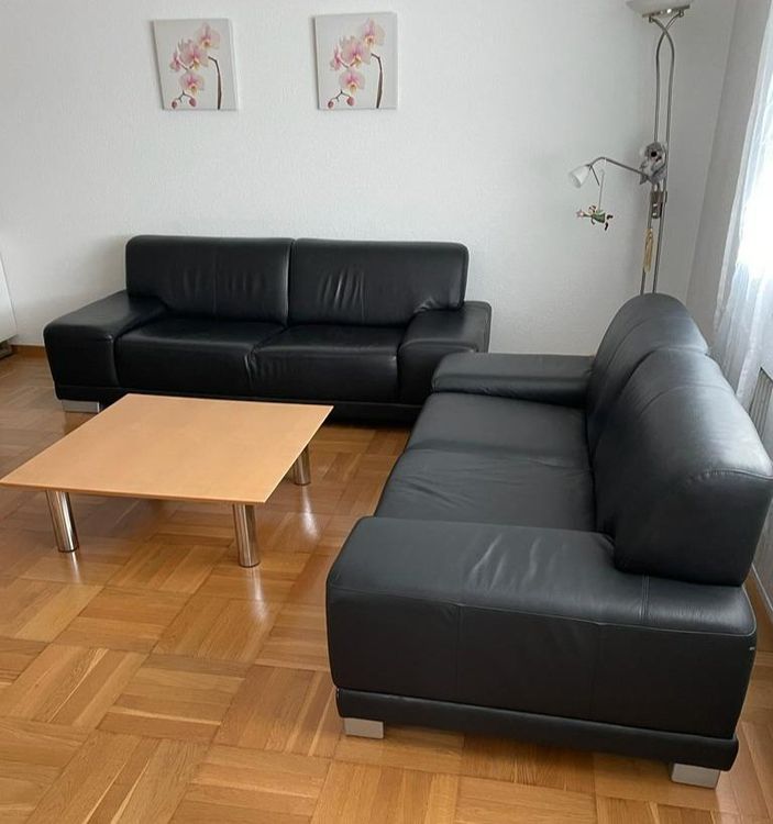 Sofa Leder 2er und 3er | Kaufen auf Ricardo