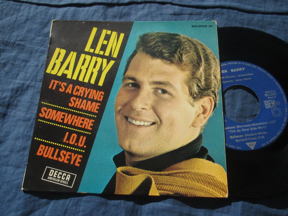 Len Barry EP It's A Crying Shame (Gebraucht) in Colombier NE für CHF 12 ...