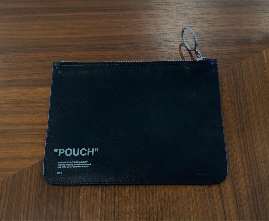 Off-White “POUCH” (Virgil Abloh) – schwarz, Leder (Gebraucht) in ...