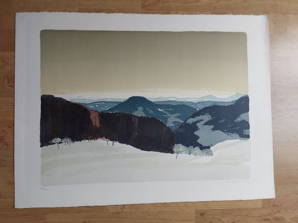 Hans Ruedi Sieber.Original-Litho-Handsigniert.56x76cm. (Gebraucht) in Steinach für CHF 56 – mit ...